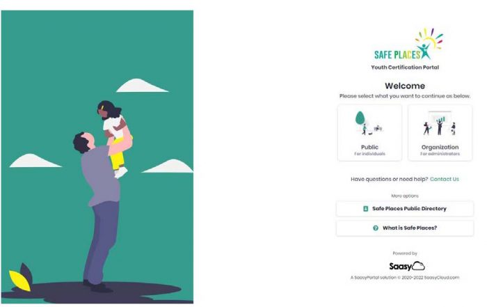 Safe Places Online Portal – Safe Places – Youth Certified